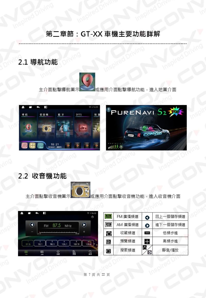 GT-XX-說明書 - CONVOX